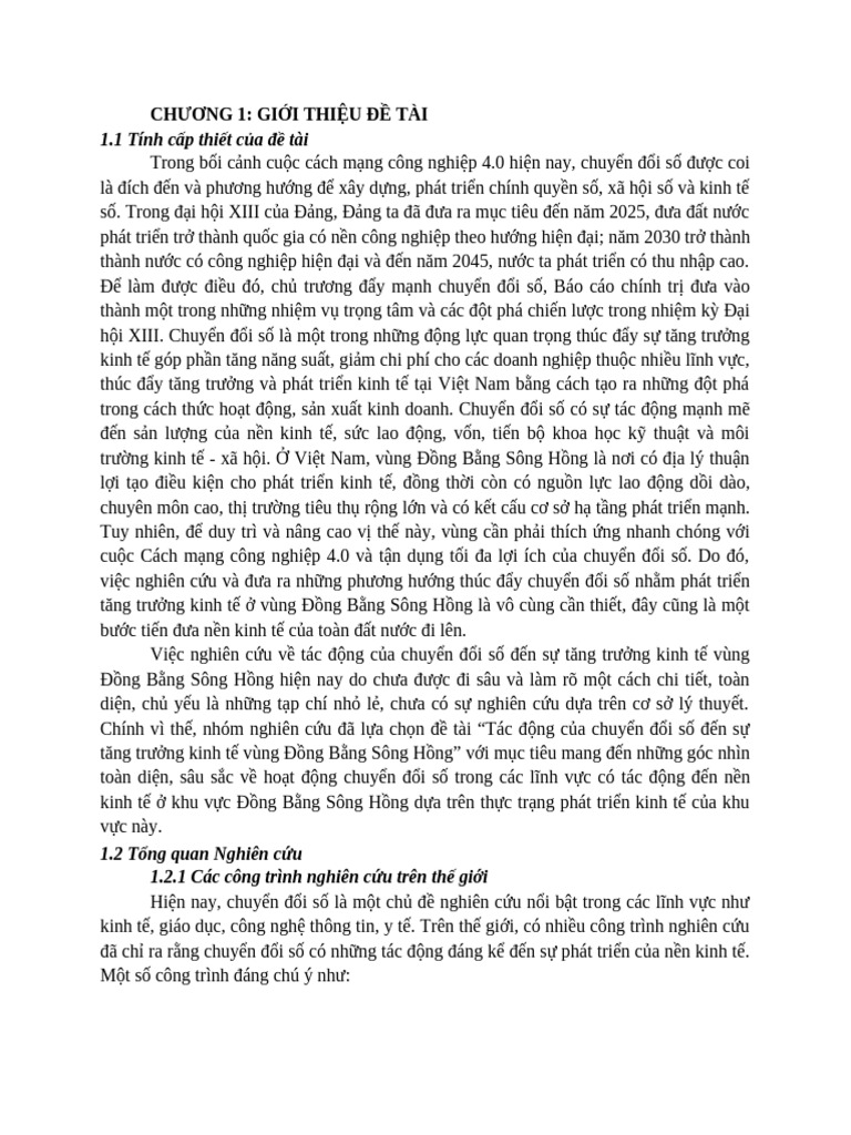 CHƯƠNG 1 & 2 | PDF