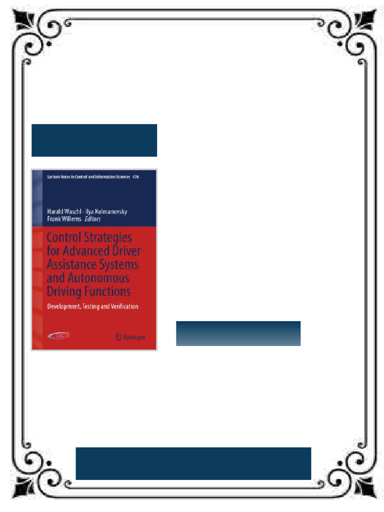 Control Strategies for Advanced Driver Assistance Systems and ...