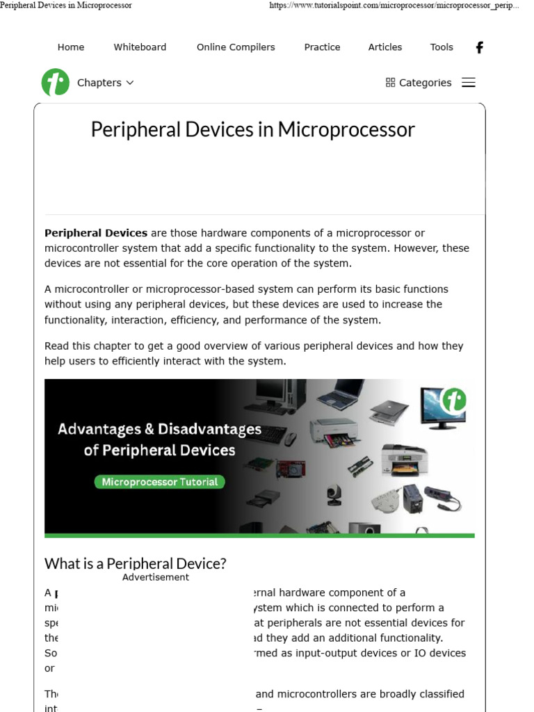 Microprocessor Peripheral Devices.htm | PDF | Microcontroller ...