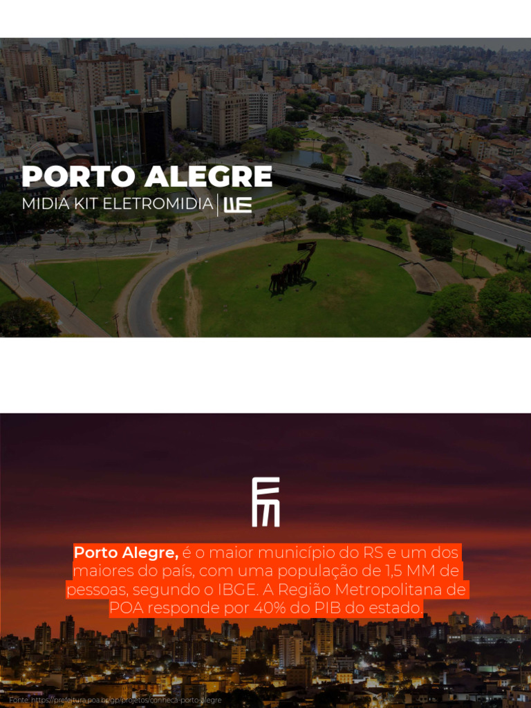 Mídia Kit Eletromidia Porto Alegre | PDF | Aeroporto