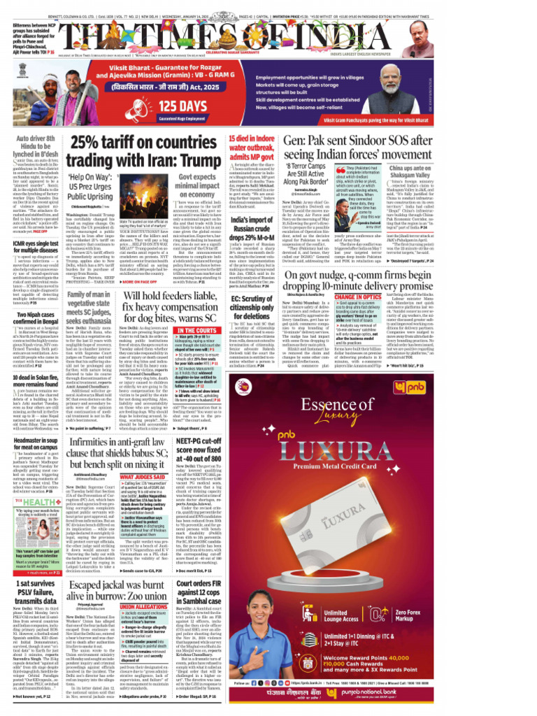 14.01.26 Times of India | PDF