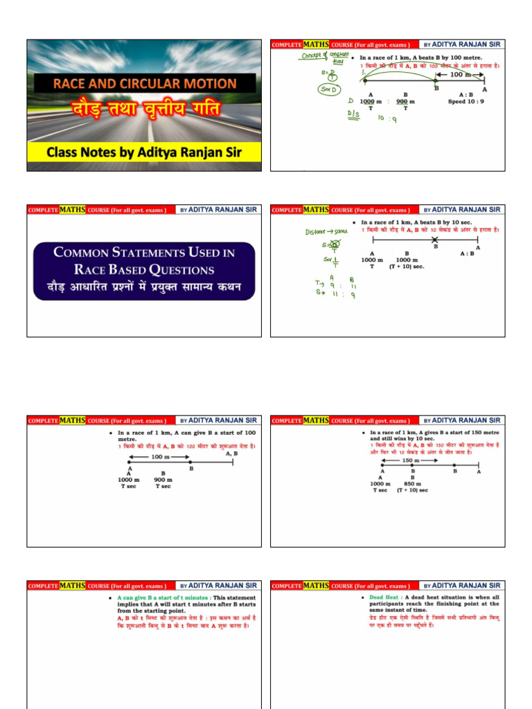 49] RACE 10.O - Class Notes (19!08!2023) - Converted | PDF
