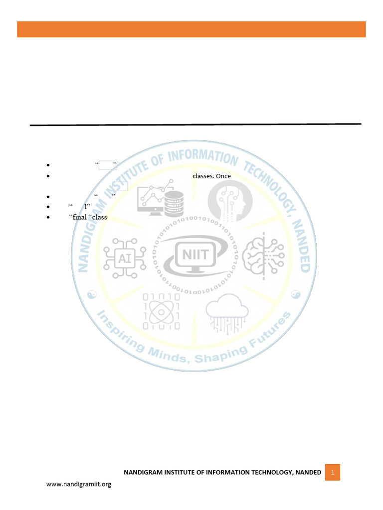 BCS III Sem JAVA UNIT III_ Abstraction, Package and Exception Handling ...