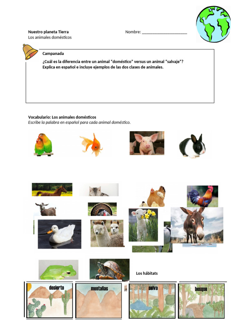 Nuestro Planeta Tierra_Dia 1 | PDF