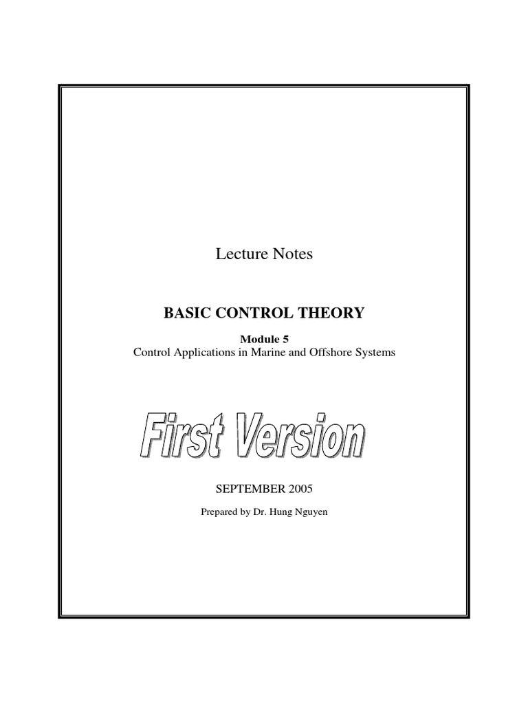 Control Application Marine Systems | PDF | Programmable Logic Controller | Control Theory