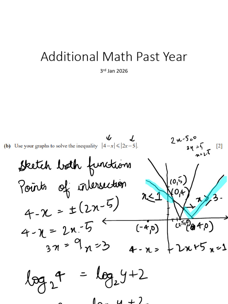 Add Math 3rd Jan 2026 Vectors Circles PastYear | PDF