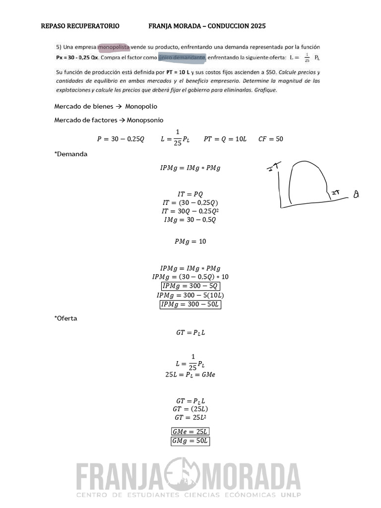 Repaso Recu (1) | PDF | Mercado (economía) | Monopolio