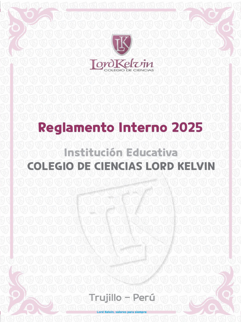 REGLAMENTO-INTERNO-LK-2025 | PDF | Violencia | Acoso