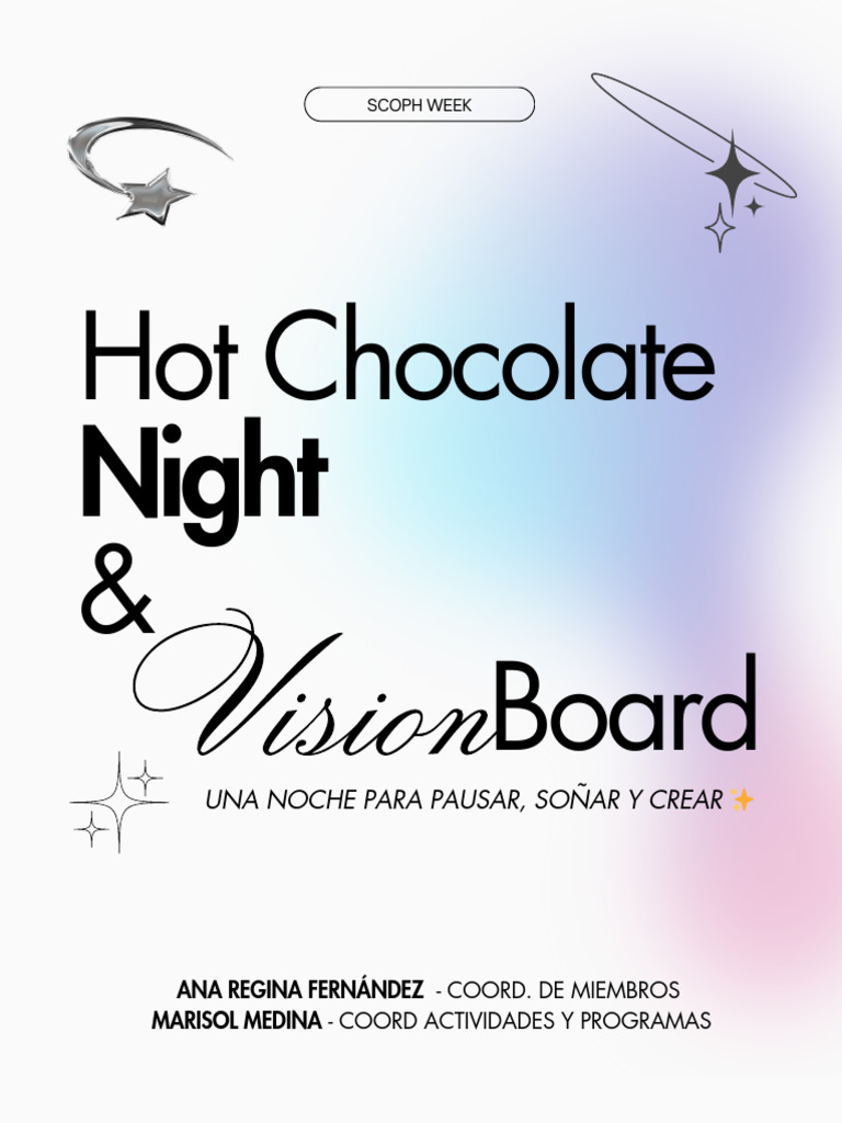 Noche de Chocolate y Vision Board 2026 | PDF