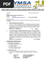 Cotización Cuarteador Jones en Lima | PDF