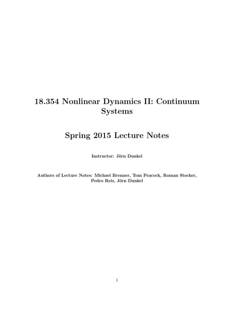 Nonlinear Dynamics II | PDF | Euclidean Vector | Derivative