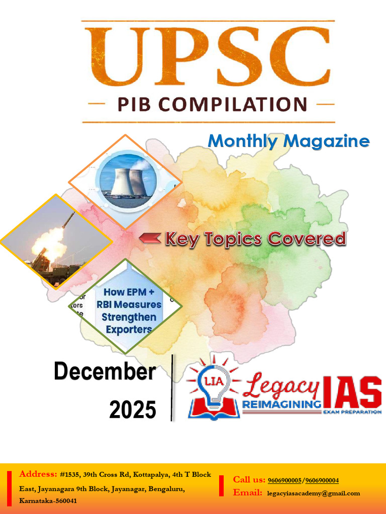 Monthly PIB Summaries December 2025 LIA | PDF | Governance | Economies