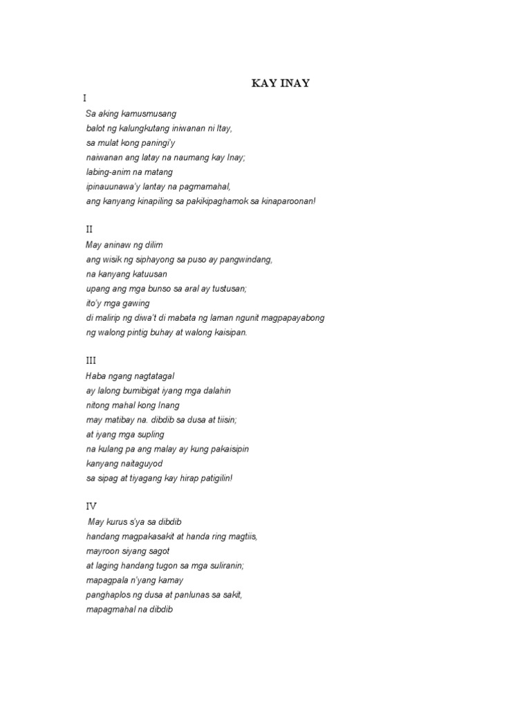 Kay Inay 2 | PDF