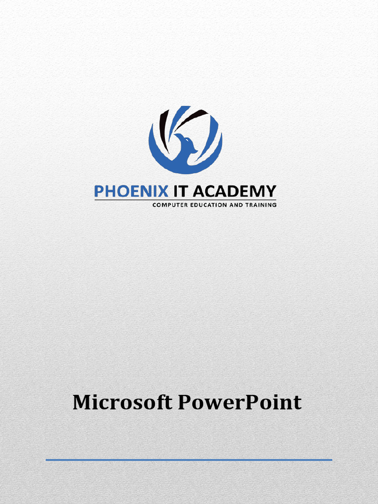 Microsoft PowerPoint User Guide | PDF | Microsoft Office 2010 ...