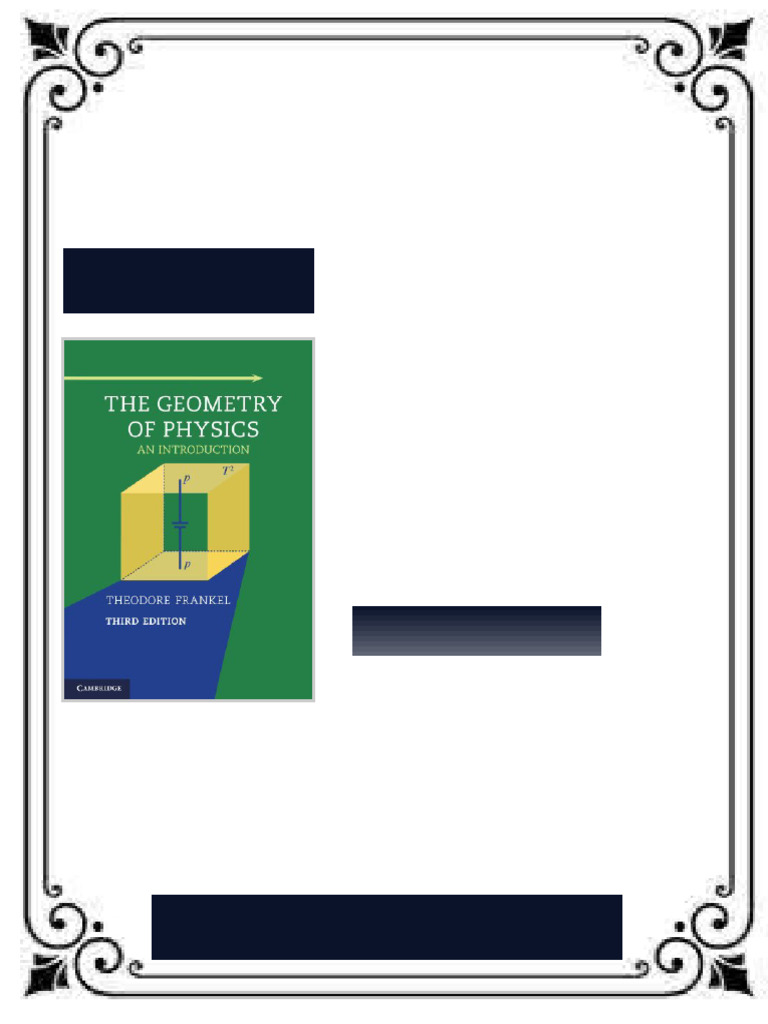 The Geometry of Physics An Introduction 3rd Edition Theodore Frankel ebook access now | PDF ...