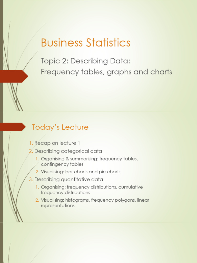 Lecture 2 - Data Visualization | PDF | Statistics | Level Of Measurement