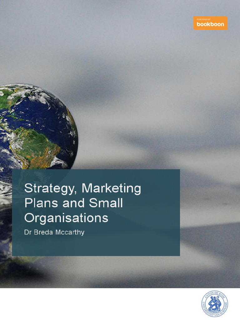 Strategy Marketing Plans and Small Organisations | PDF | Marketing ...