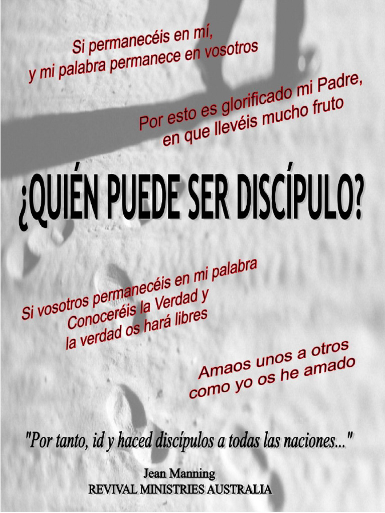 Quien Puede Ser Discipulo Revised | PDF | Oración | Jesús