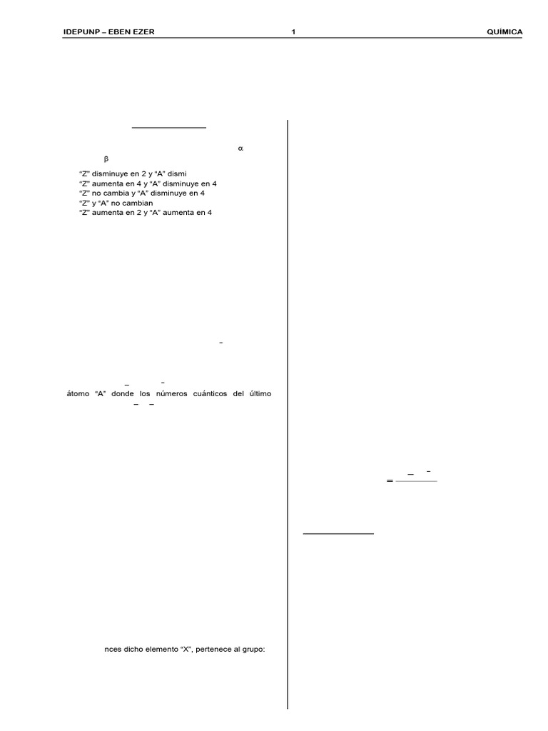 semana 04 | PDF | Enlace químico | Enlace covalente