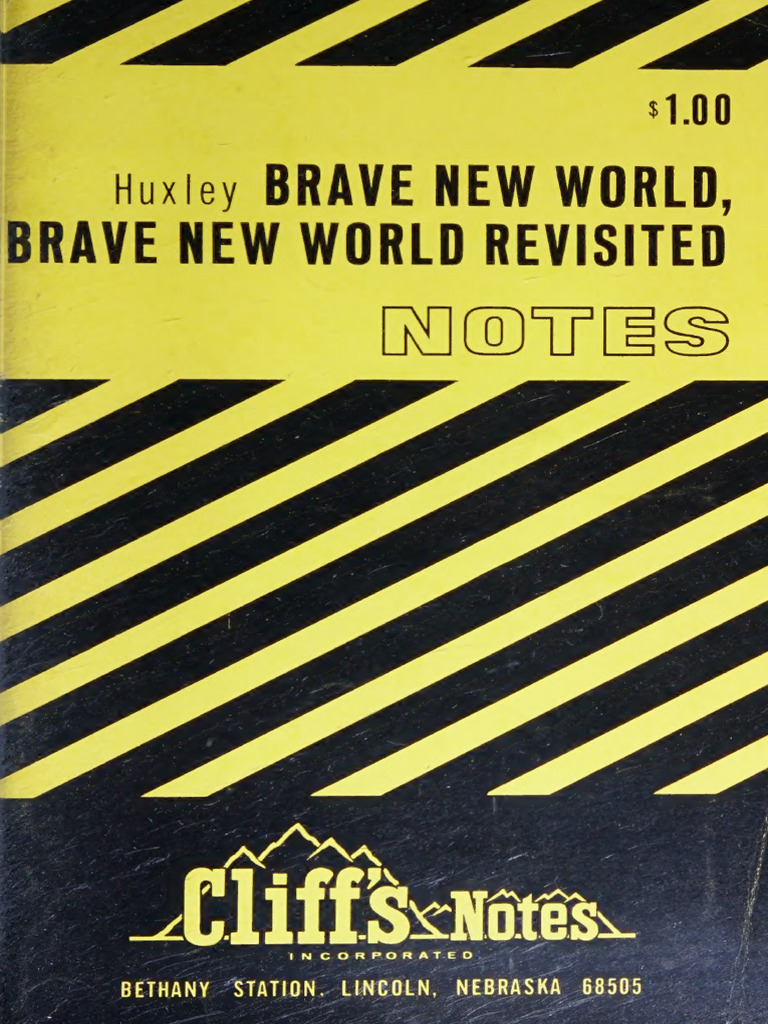 Cliff Notes on Brave New World | PDF | Classical Conditioning