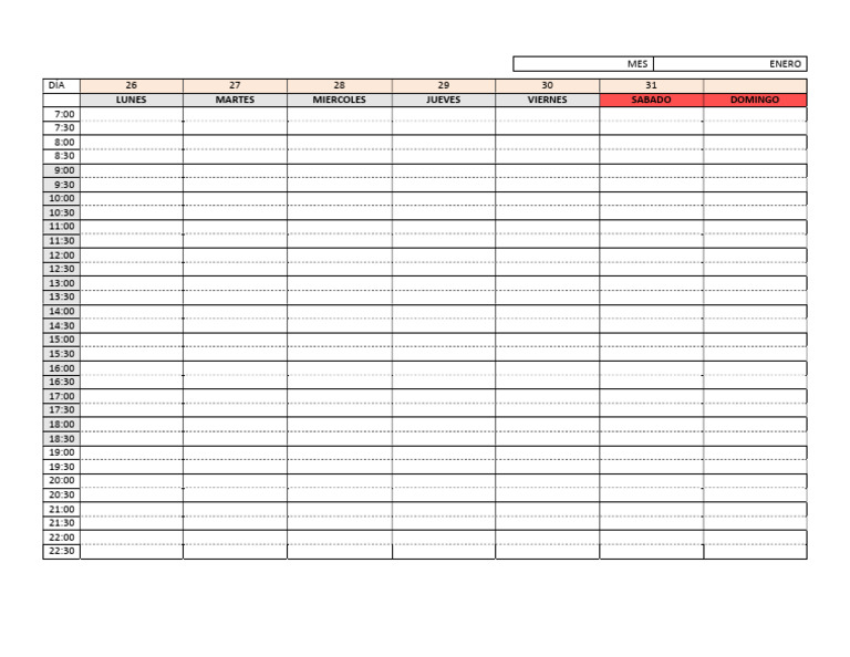ENERO Semana 5 | PDF