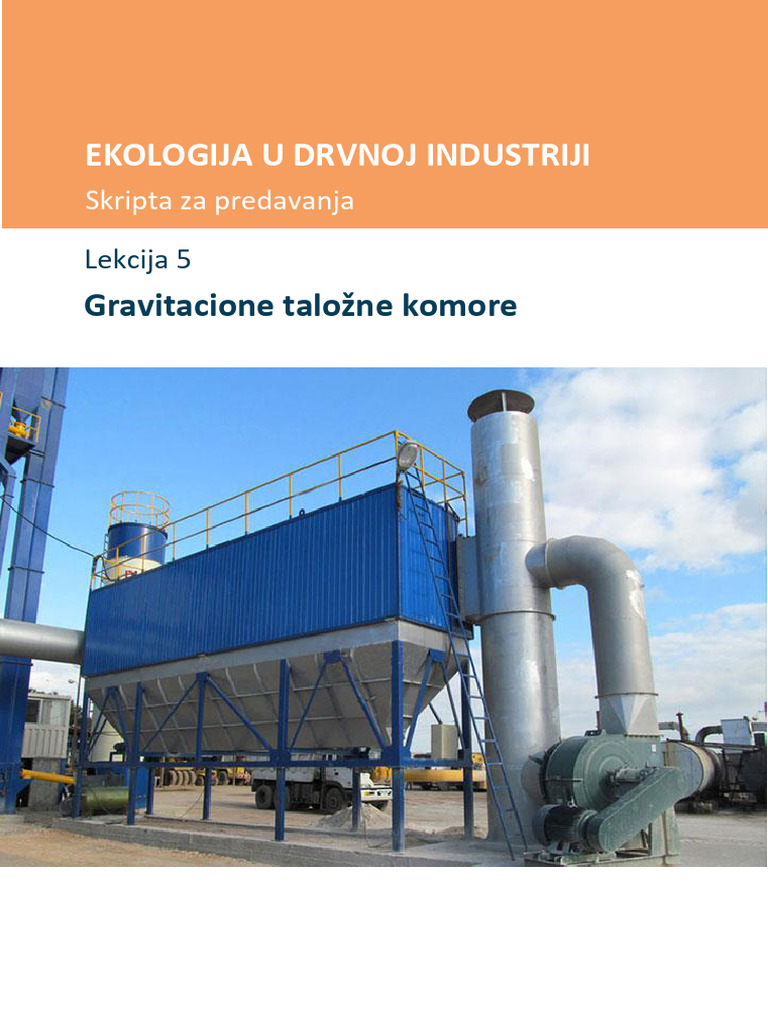 Lekcija - 05 Gravitacione Talozne Komore | PDF