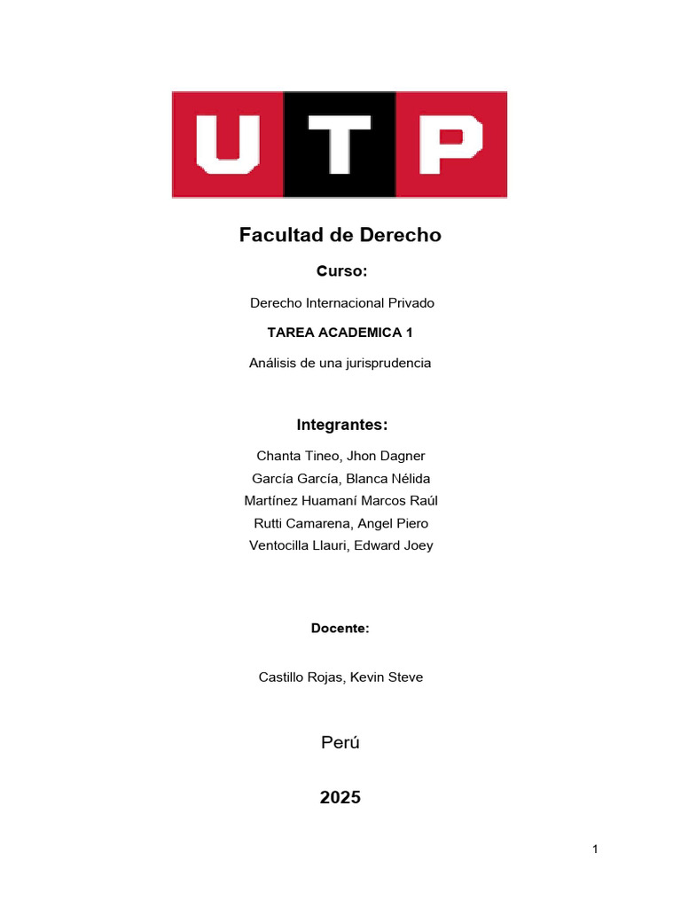 TA1_Analisis de Una Jurisprudencia | PDF | Jurisdicción | Debido al proceso