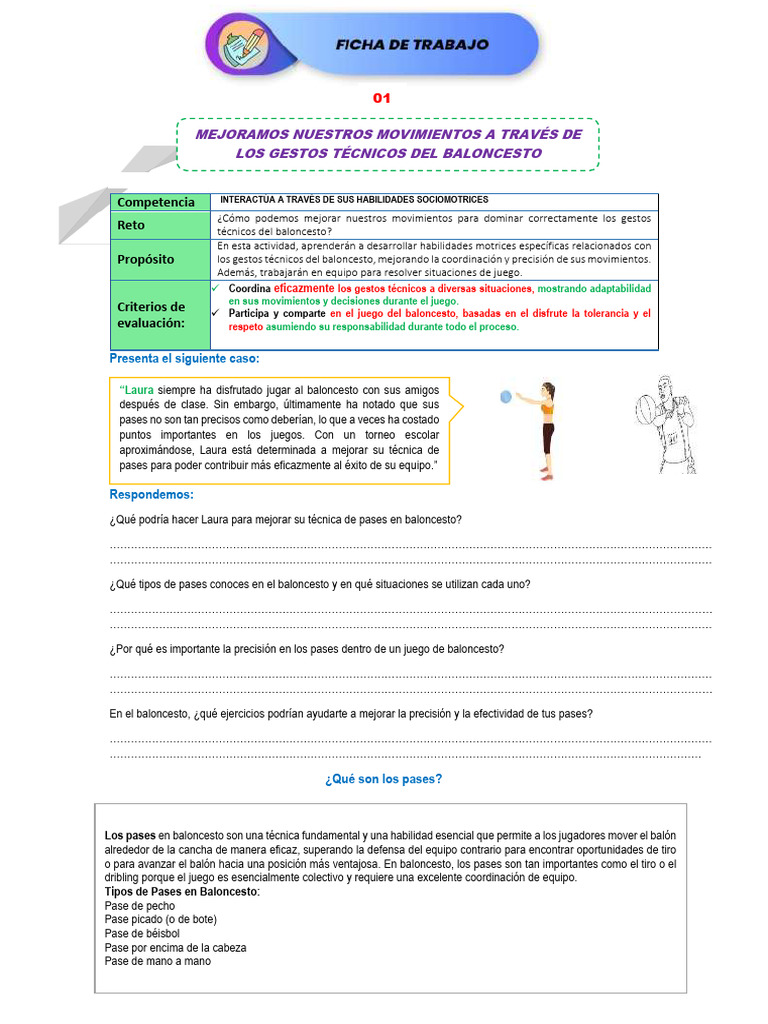 Ficha de Trabajo 5º-20 | PDF
