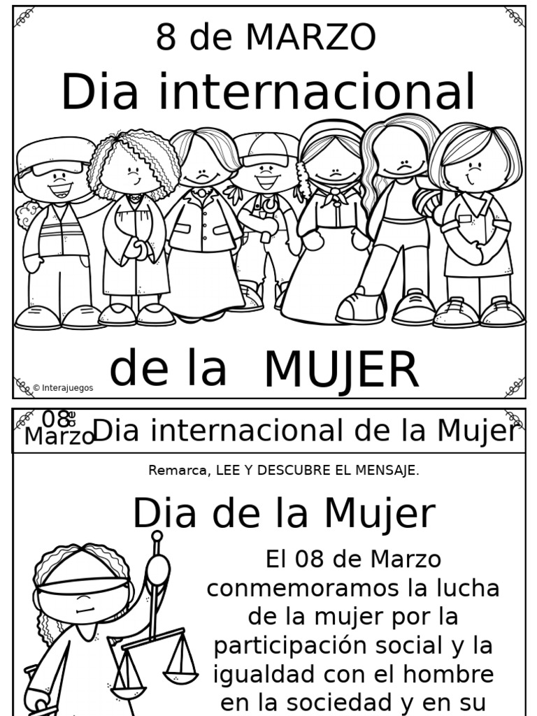 Book - Dia Internacional de La Mujer | PDF