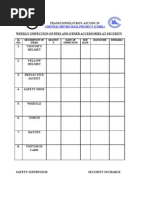 Weekly Water Dispenser Inspection Checklist | PDF