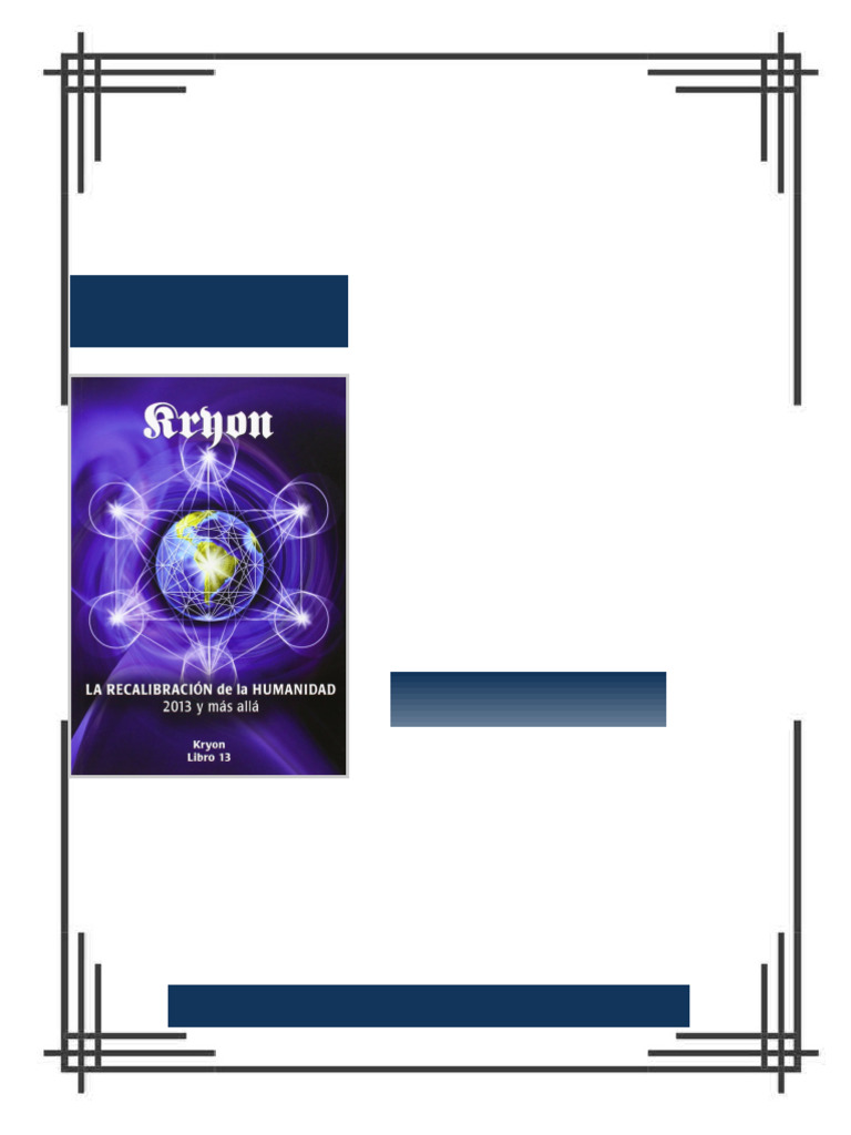 Kryon La Recalibración de la Humanidad Libro 13 2014th Edition Lee ...