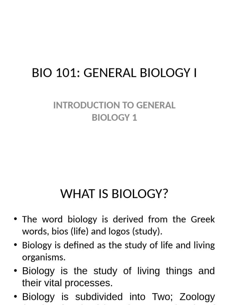 Bio 101 Power Point | PDF | Nutrition | Diet & Nutrition