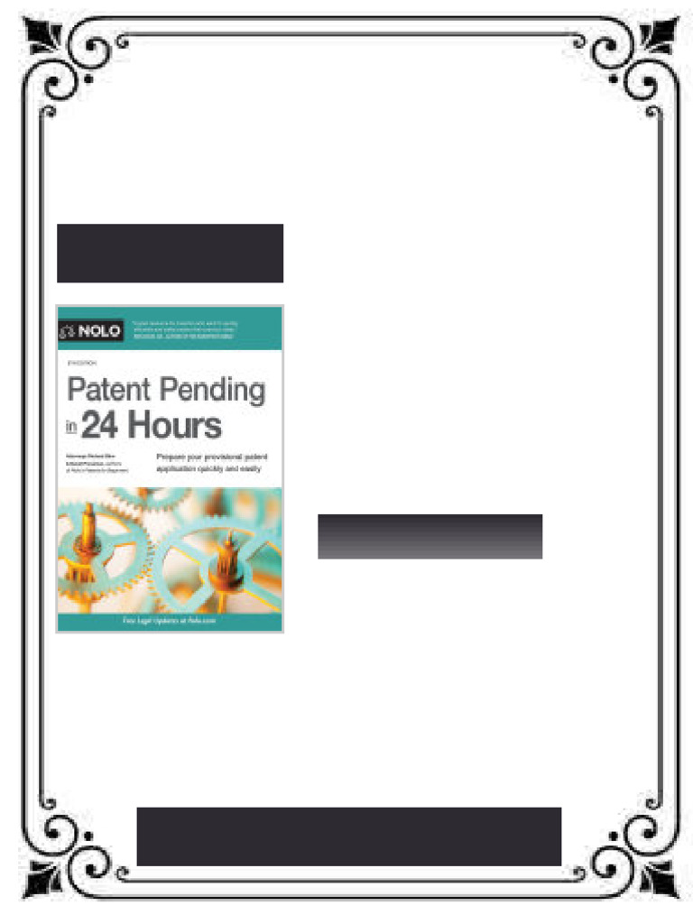 Patent Pending in 24 Hours 8th Edition Richard Stim eBook pro-grade ...
