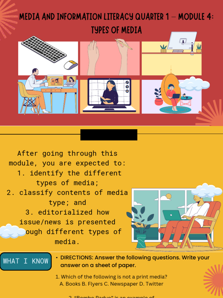 Types of Media: Classification and Impact | PDF | Mass Media | Broadcasting