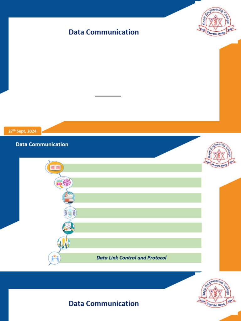 Data Communication Lectures | PDF | Sampling (Signal Processing) | Data Transmission