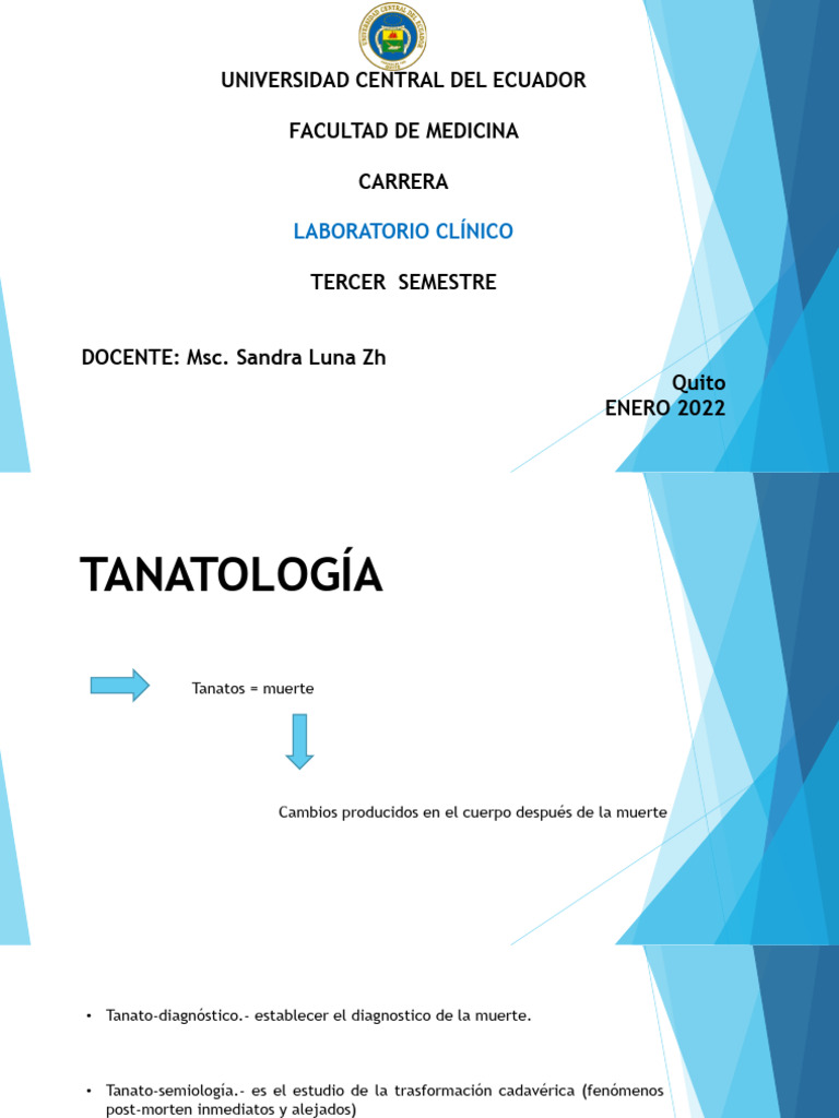 Tecnicas Autopsia II | PDF | Descomposición | Muerte