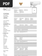 Form Visa Dan Perdim 11 | PDF