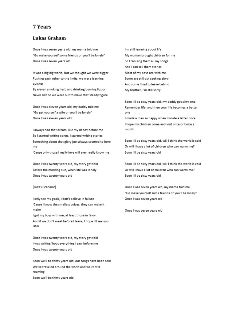 "Lukas Graham: Life Stages in Song" | PDF | Albums