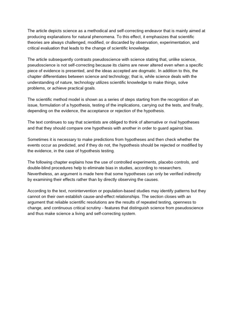 Summary On Judging Scientific Theories | PDF