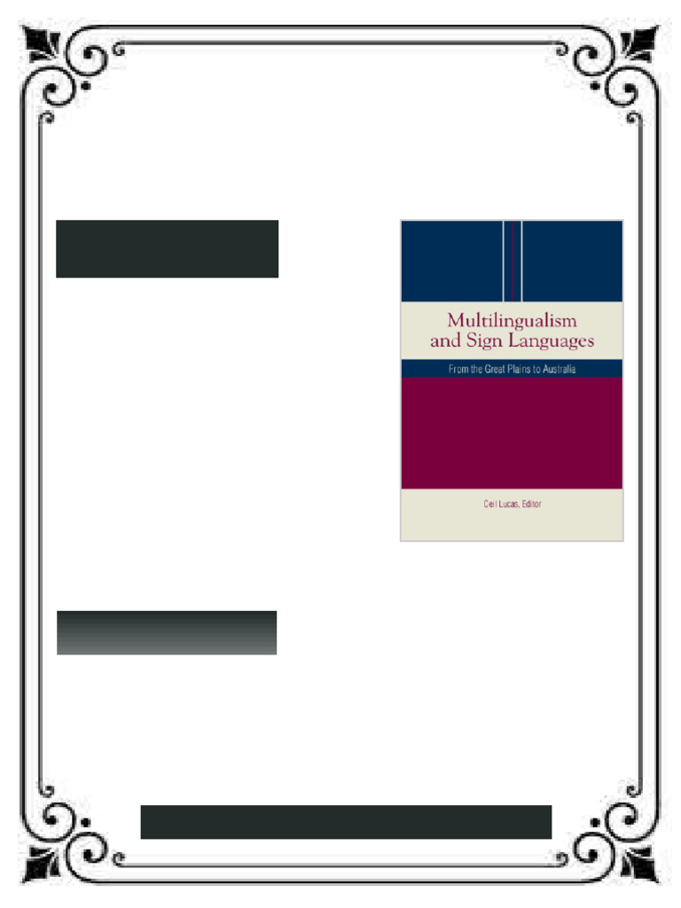 25972 | PDF | Sign Language | American Sign Language