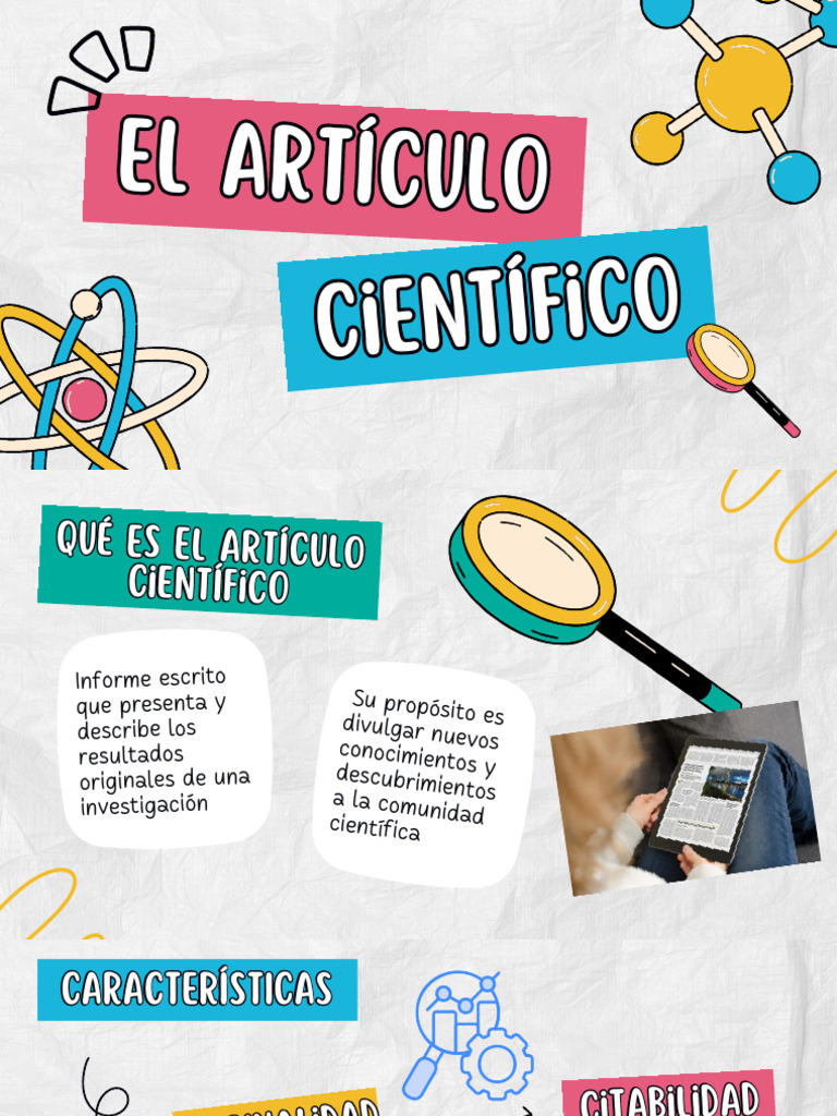 Presentación El Método Científico Ilustrativo Azul y Rosa | PDF