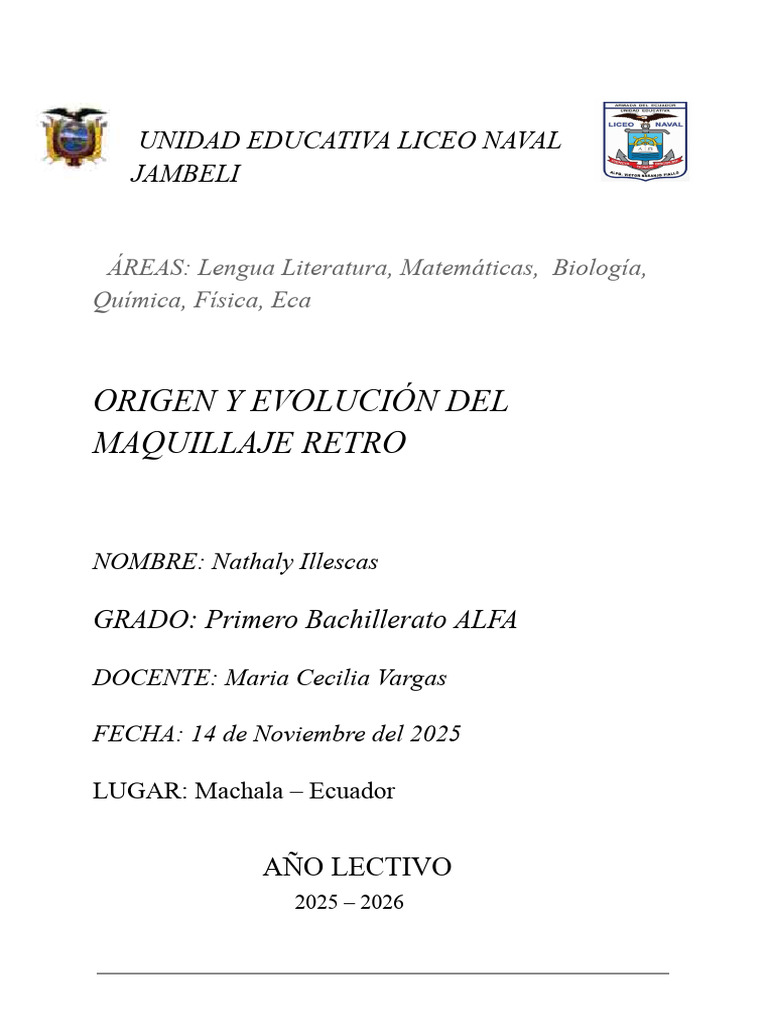 Lengua Literatura de Nathaly | PDF | Productos cosméticos | Moda