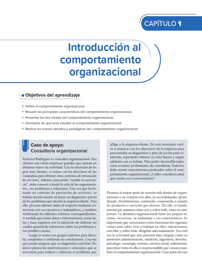 Capitulo 1 de Administracion 5 | PDF | Comportamiento organizacional | Comportamiento