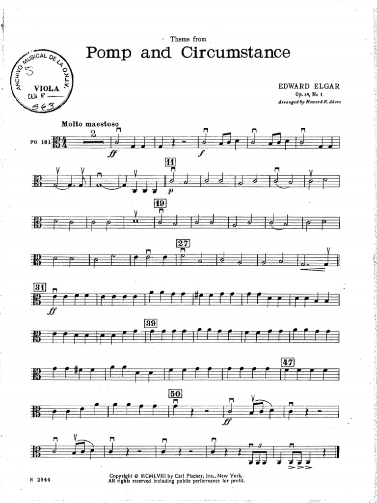 18 Pompa y Circunstancia - Viola (1) | PDF