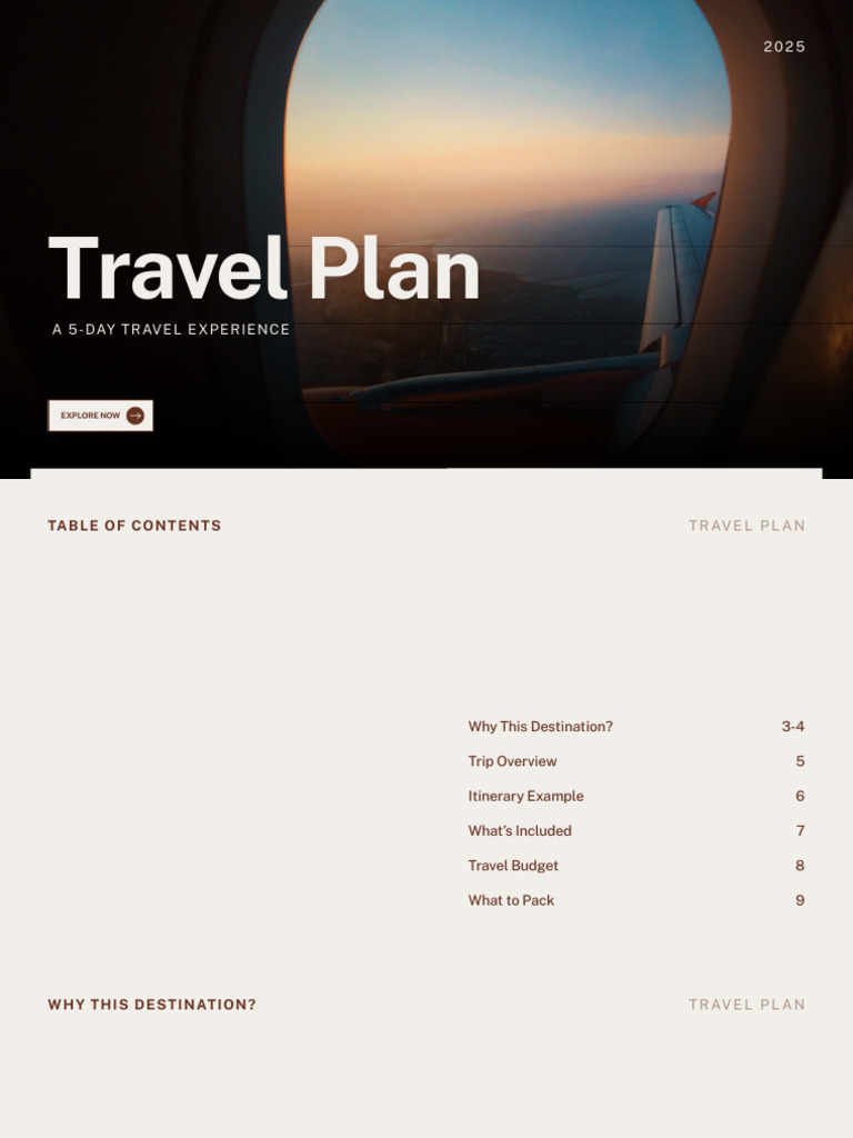 Brown and White Simple Travel Plan Presentation_20260118_102623_0000 ...