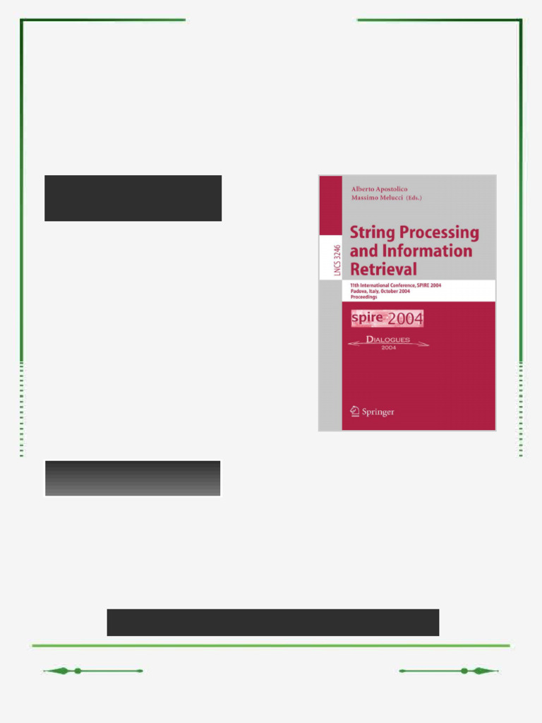 Lecture Notes in Computer Science 3246 1st edition by Amihood Amir ...