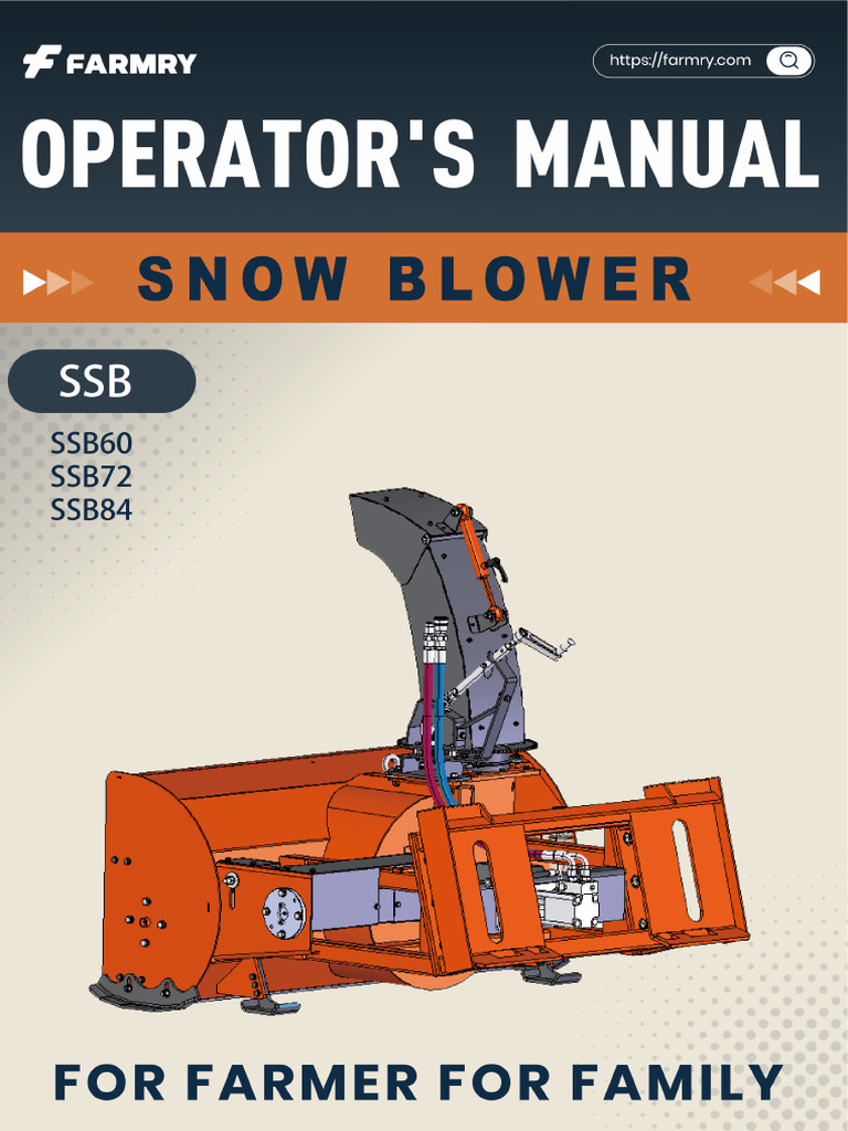 Snow Blower Safety and Operation Guide | PDF | Nut (Hardware) | Loader ...