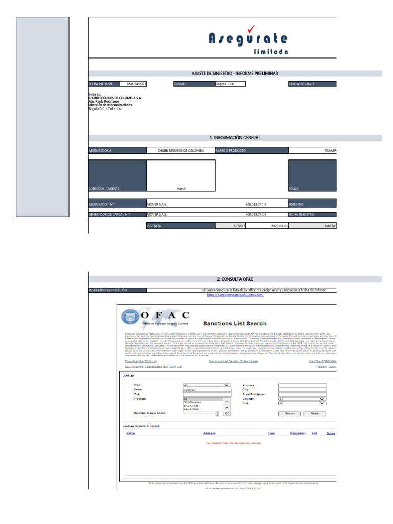 FORMATOS (version 1.1).xlsm | PDF | Póliza de seguros | Seguro