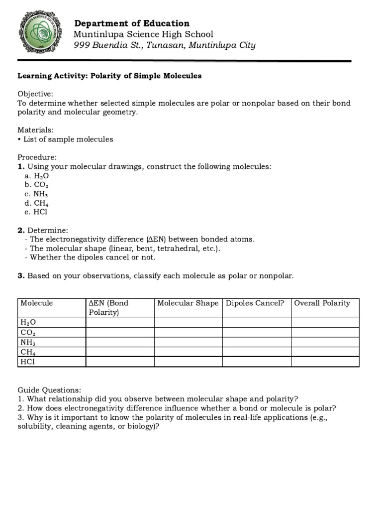 Learning Activity Sheet 3.Docx | PDF