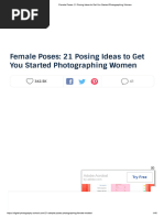 1000 Poses for Models and Photographers | PDF | Camera | Fashion